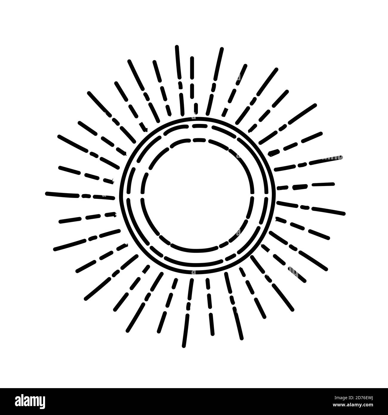 Daylight Icon vector. Doodle Hand Drawn or Black Outline Icon Style ...