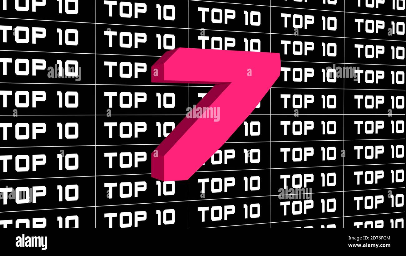 Number 7 logo hi-res stock photography and images - Alamy