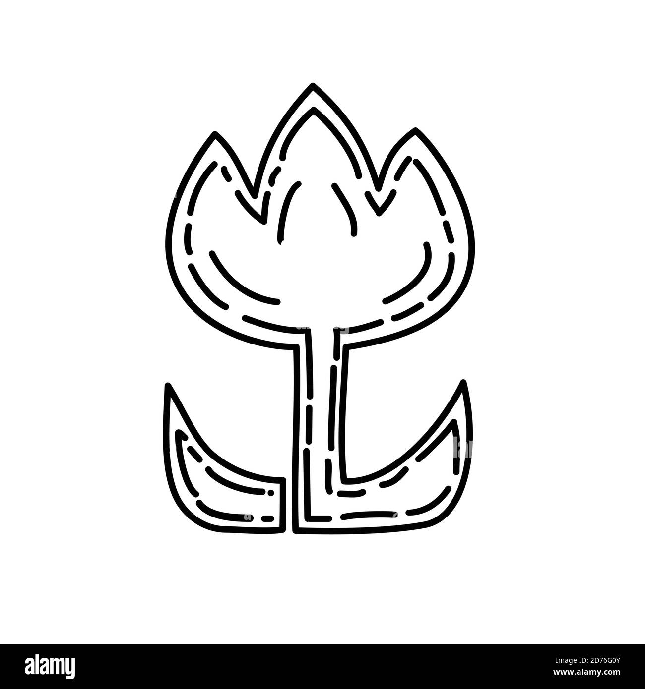 Photo Icon. Doodle Hand Drawn or Black Outline Icon Style Stock Vector ...