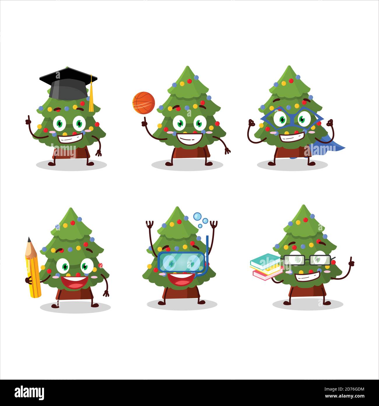 School under tree Stock Vector Images - Alamy