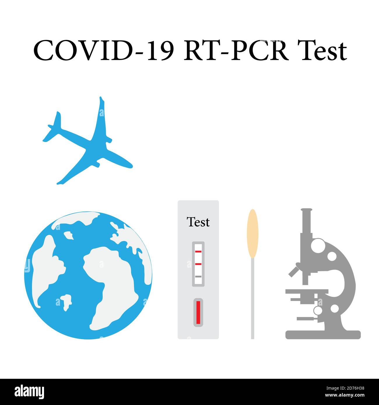 Vector illustration Carrying out RT PCR test to diagnose coronavirus ...