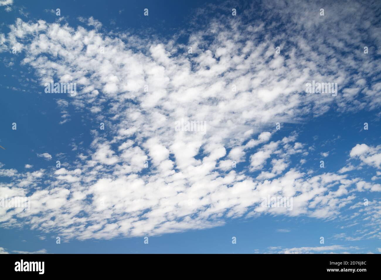 White clouds and blue sky in Spain Stock Photo - Alamy