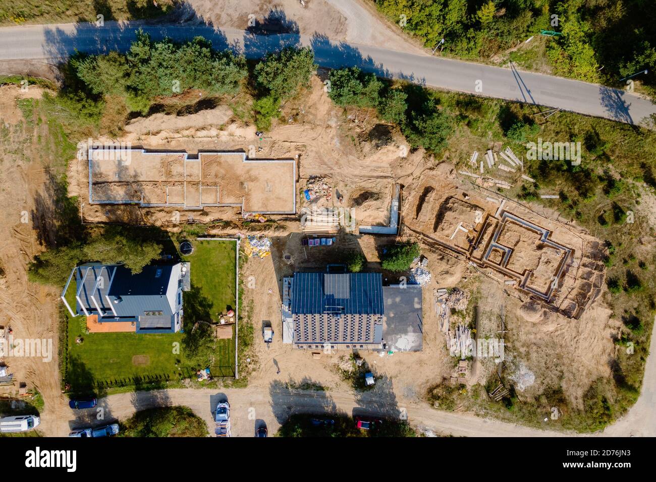 Aerial building site and drone hi-res stock photography and images - Alamy