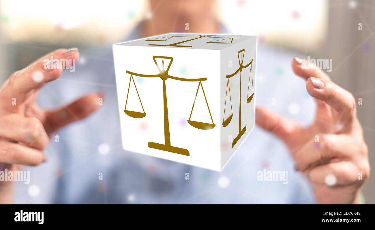 Justice concept between hands hi-res stock photography and images - Alamy