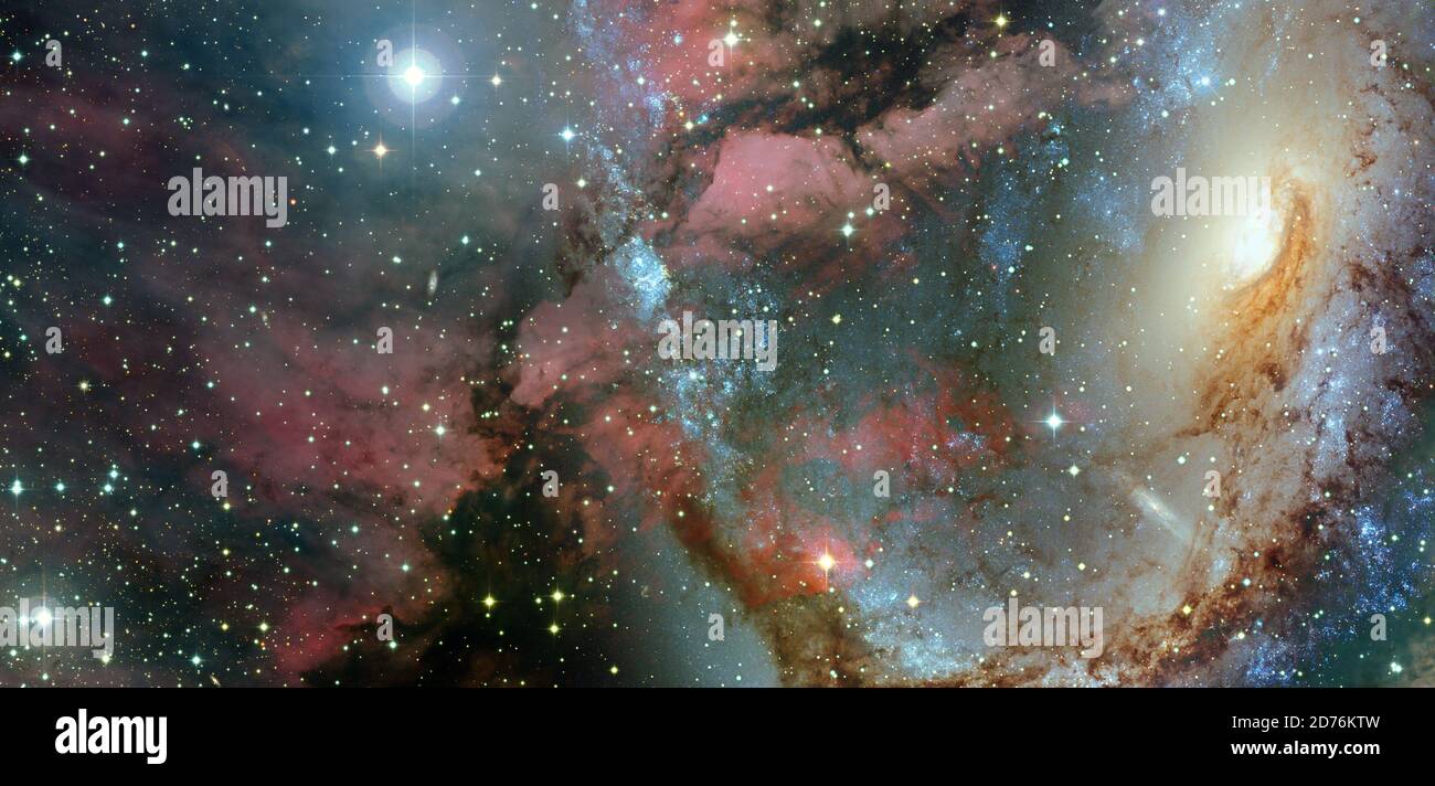 Spiral Galaxy. Elements of this image furnished by NASA Stock Photo - Alamy