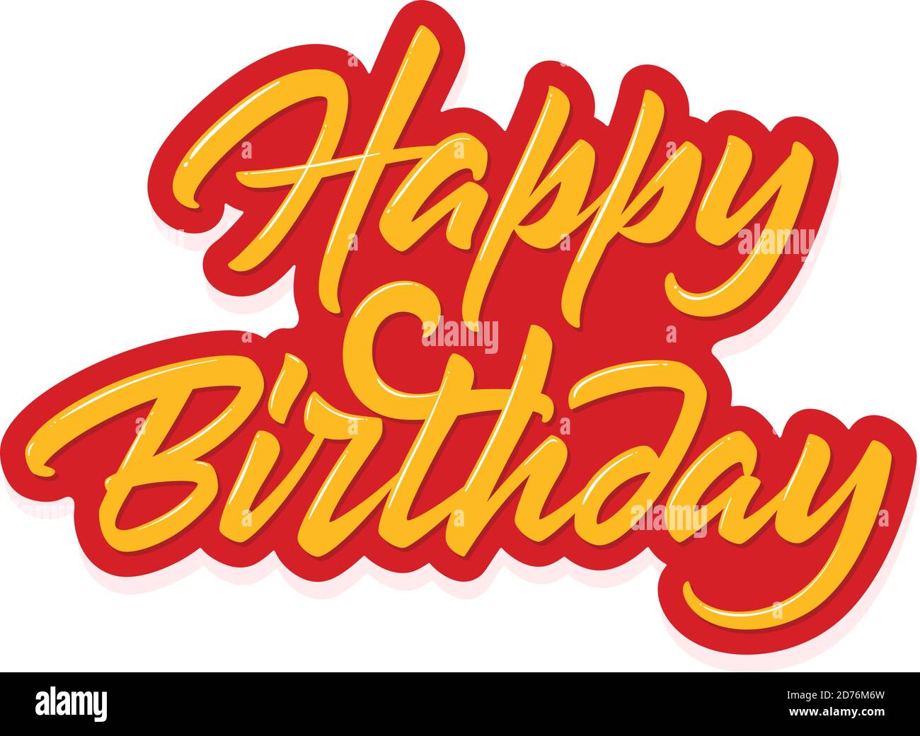 Happy Birthday vector text Stock Vector Image & Art - Alamy