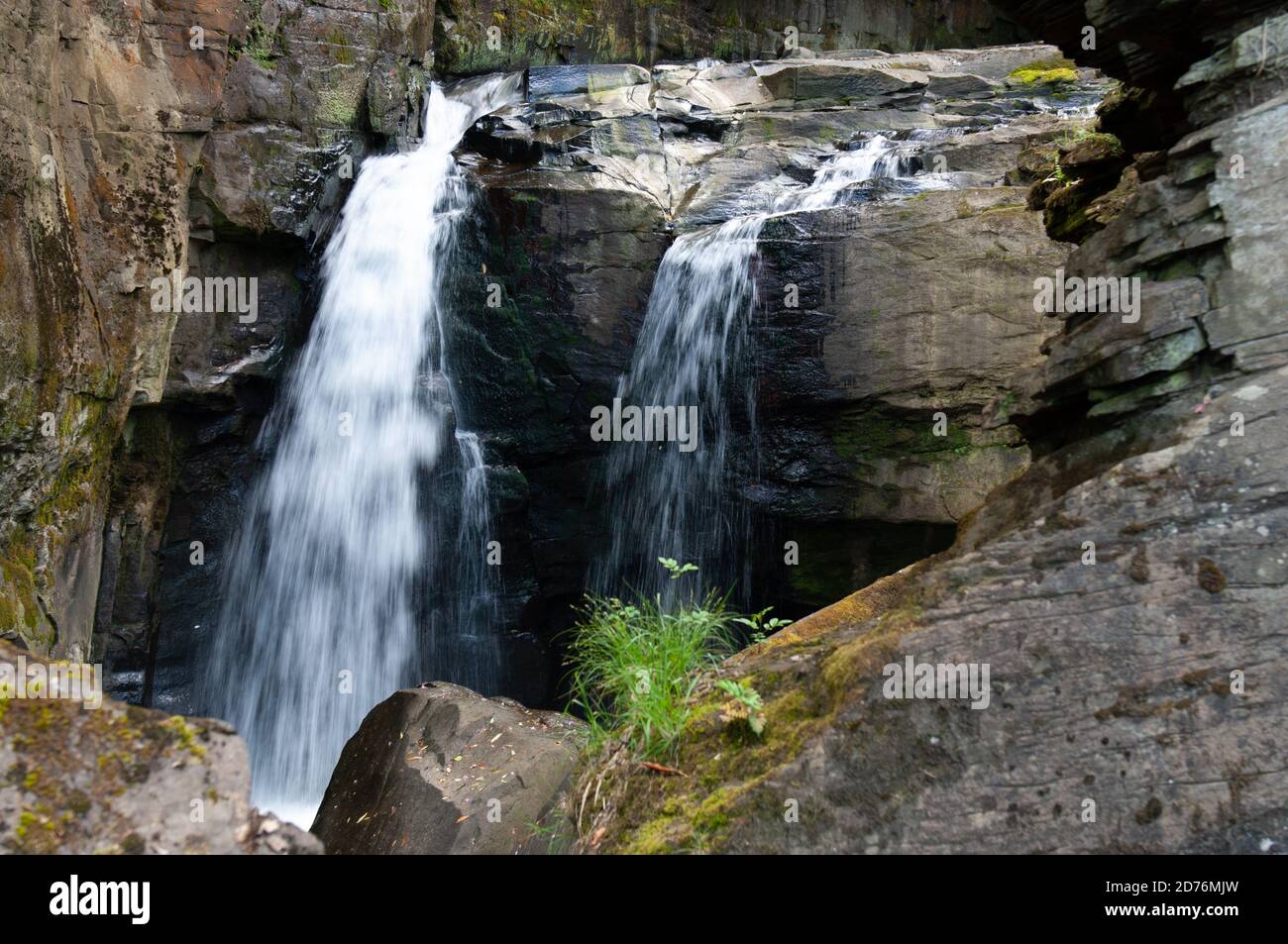 Aberdulais Tin Works and Waterfall, Blaenhonddan, Wales Stock Photo - Alamy