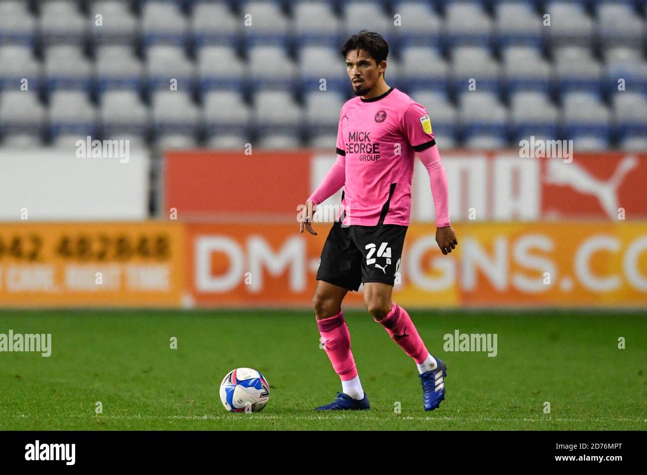 Niall Mason (24) of Peterborough United looks for a pass Stock Photo ...