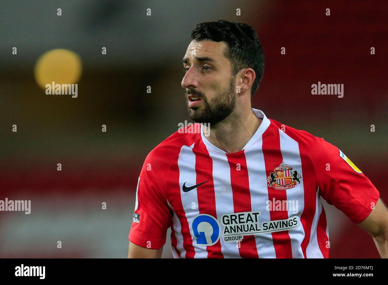 Conor McLaughlin (2) of Sunderland in action Stock Photo - Alamy