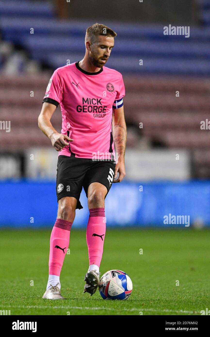 Mark Beevers (5) of Peterborough United in action during the game Stock ...