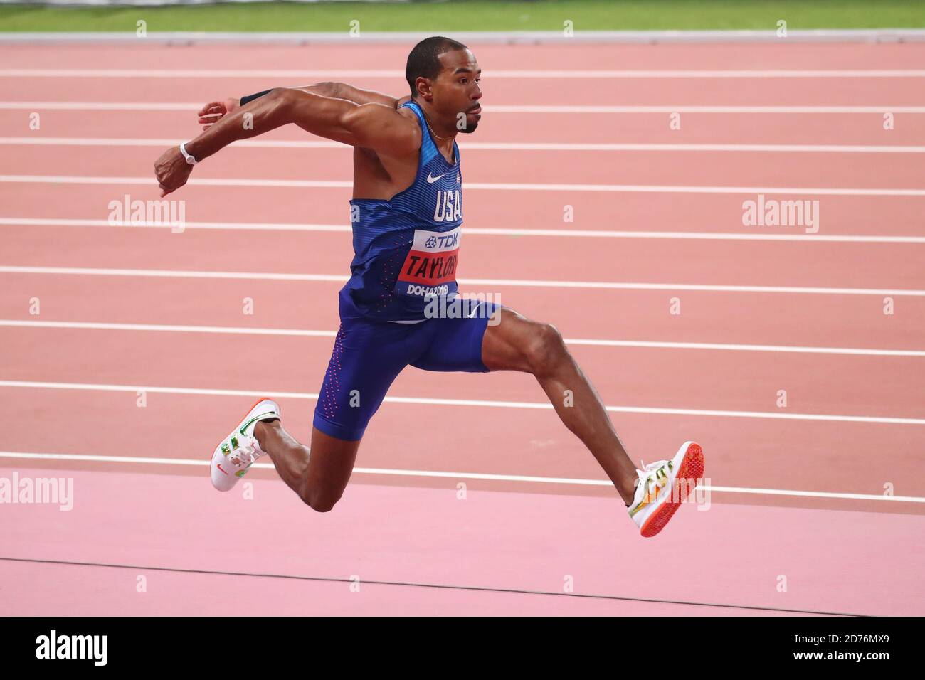 Doha, Qatar. 29th Sep, 2019. Christian Taylor (USA) Athletics : IAAF ...