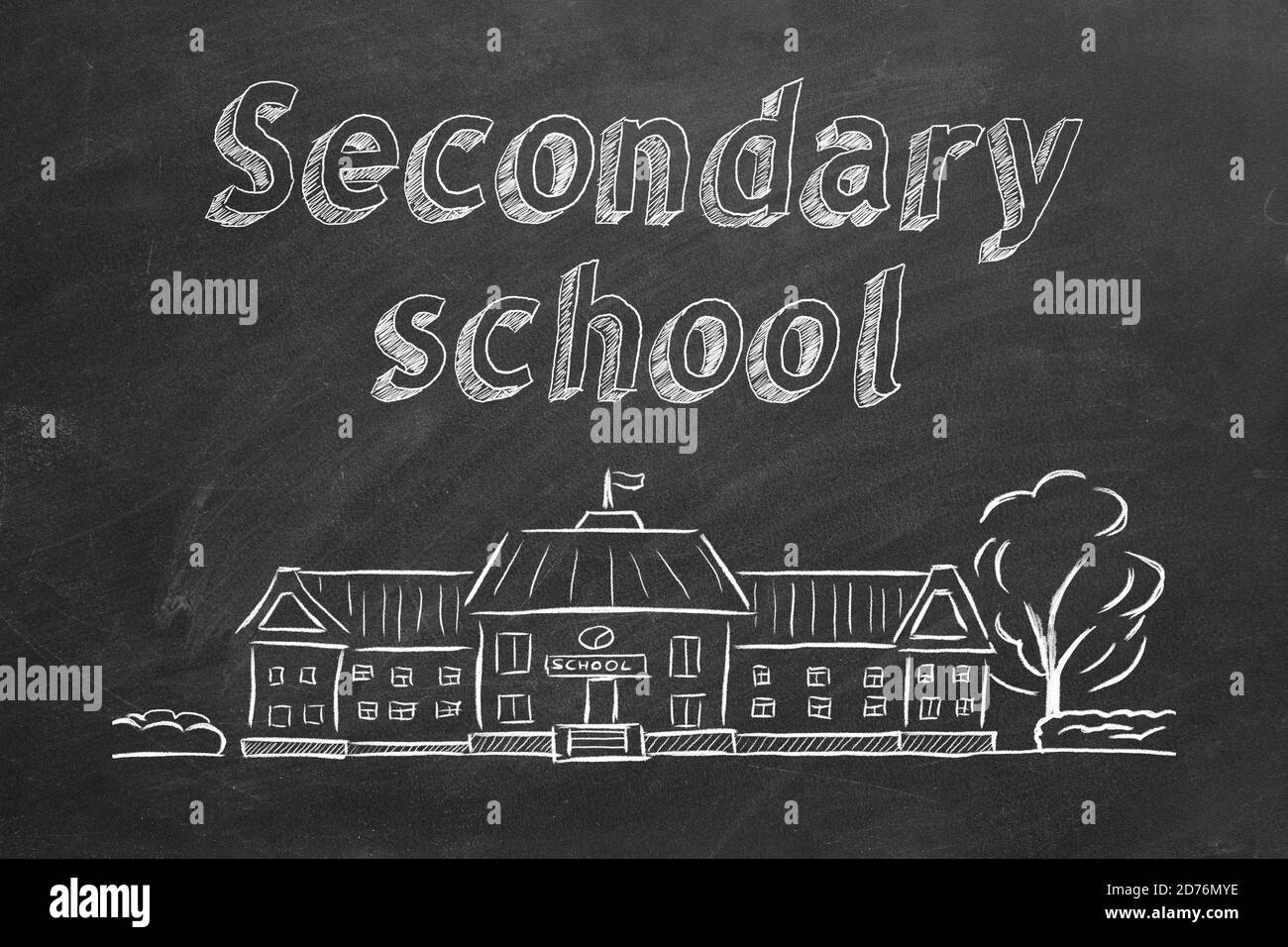 Secondary school cartoon hi-res stock photography and images - Alamy