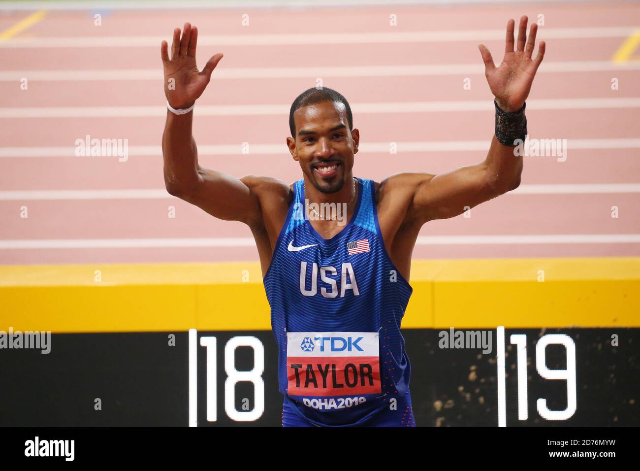Doha, Qatar. 29th Sep, 2019. Christian Taylor (USA) Athletics : IAAF ...