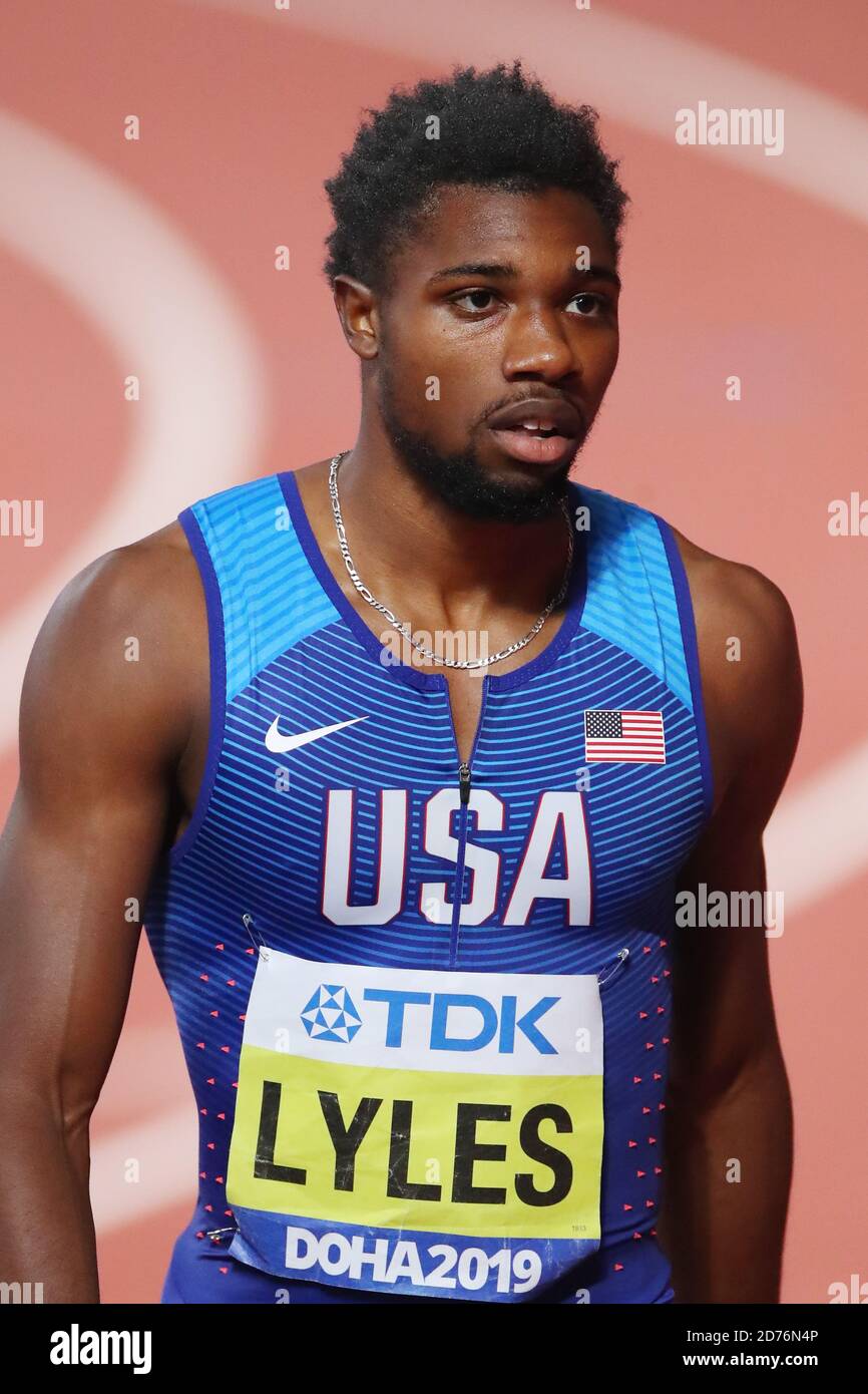 Doha, Qatar. 30th Sep, 2019. Noah Lyles (USA) Athletics : IAAF World ...