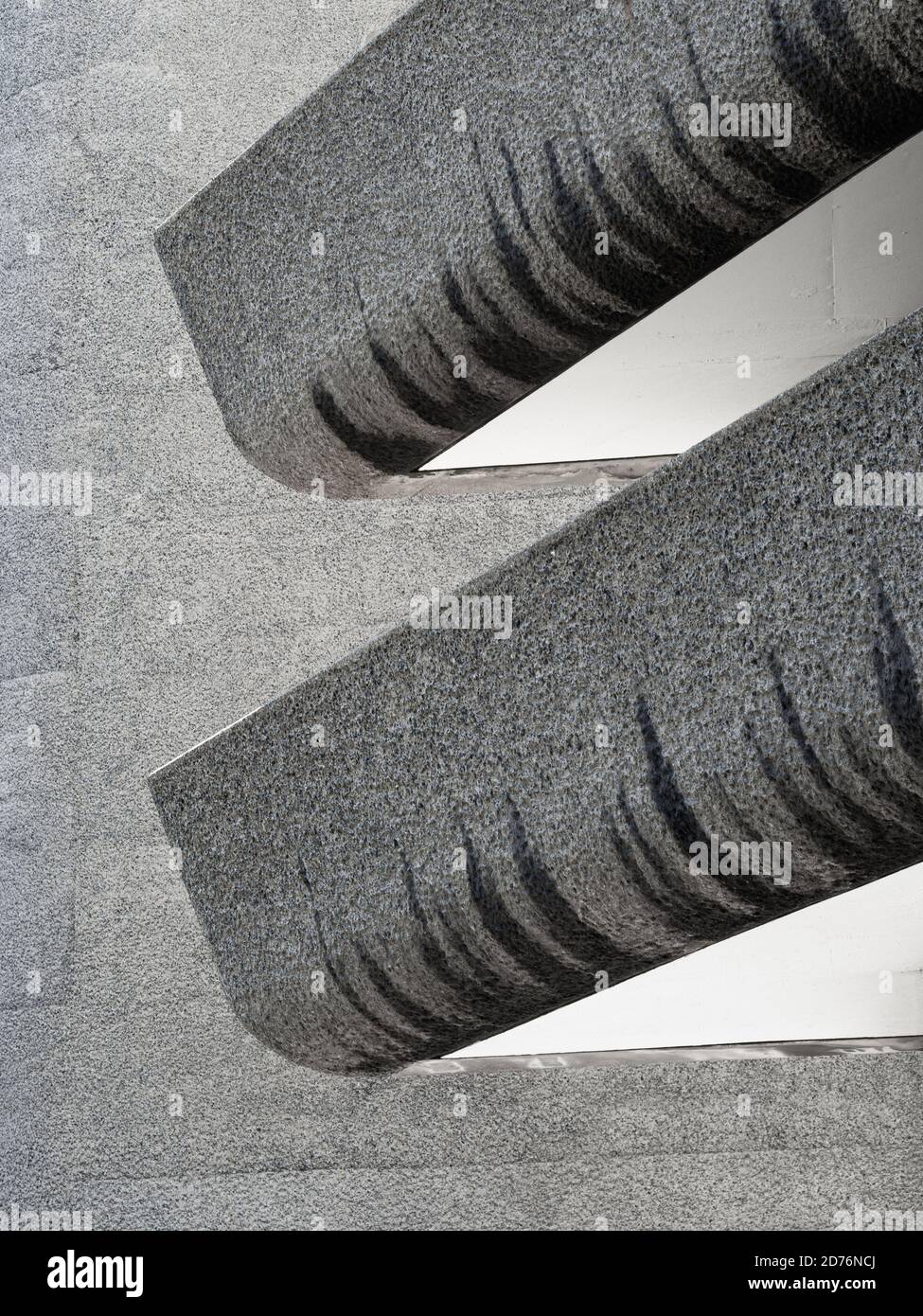 brutalist architecture - balconies detail at the barbican Stock Photo ...