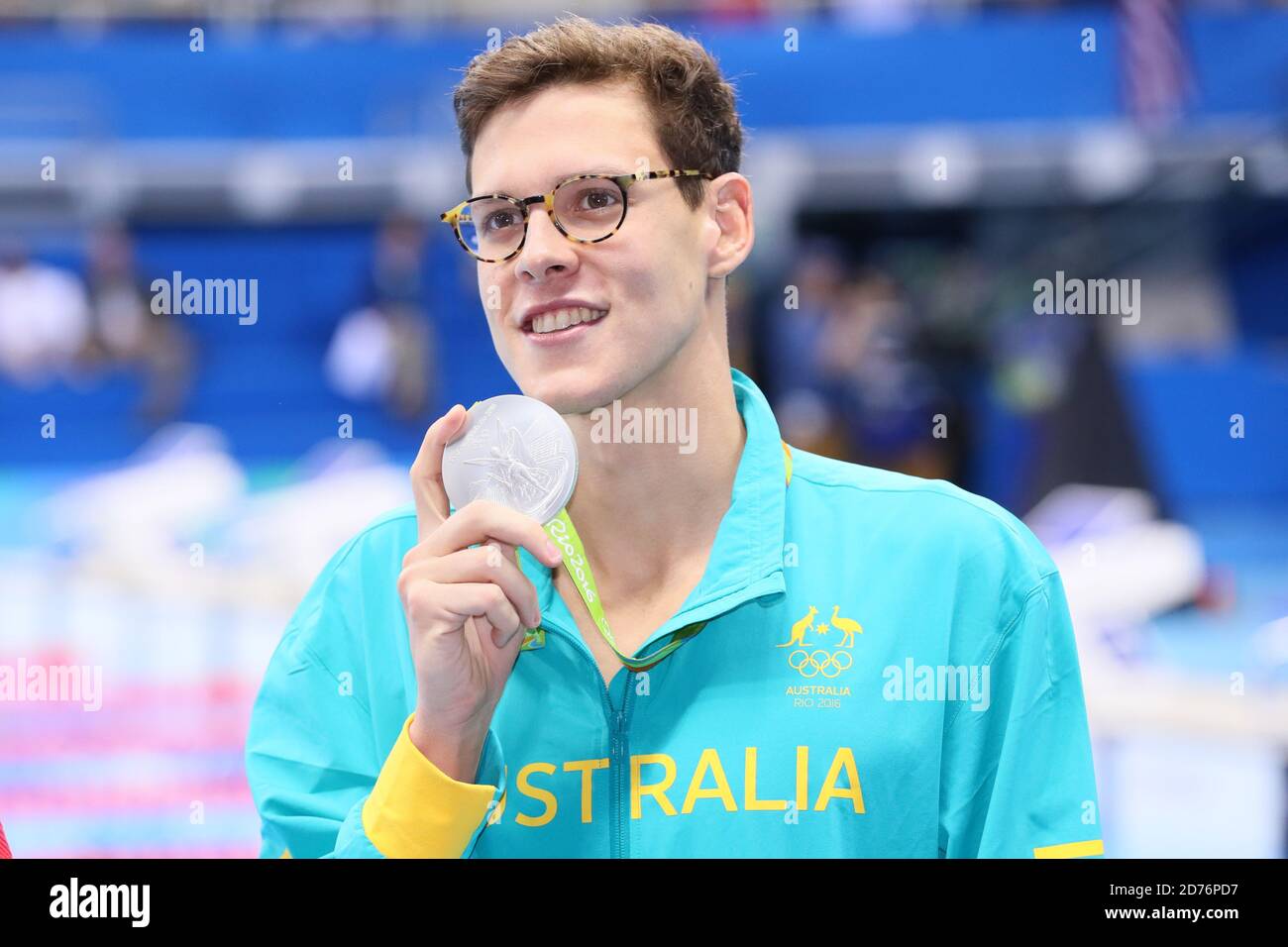 Rio de Janeiro, Brazil. 11th Aug, 2016. Mitch Larkin (AUS) Swimming ...
