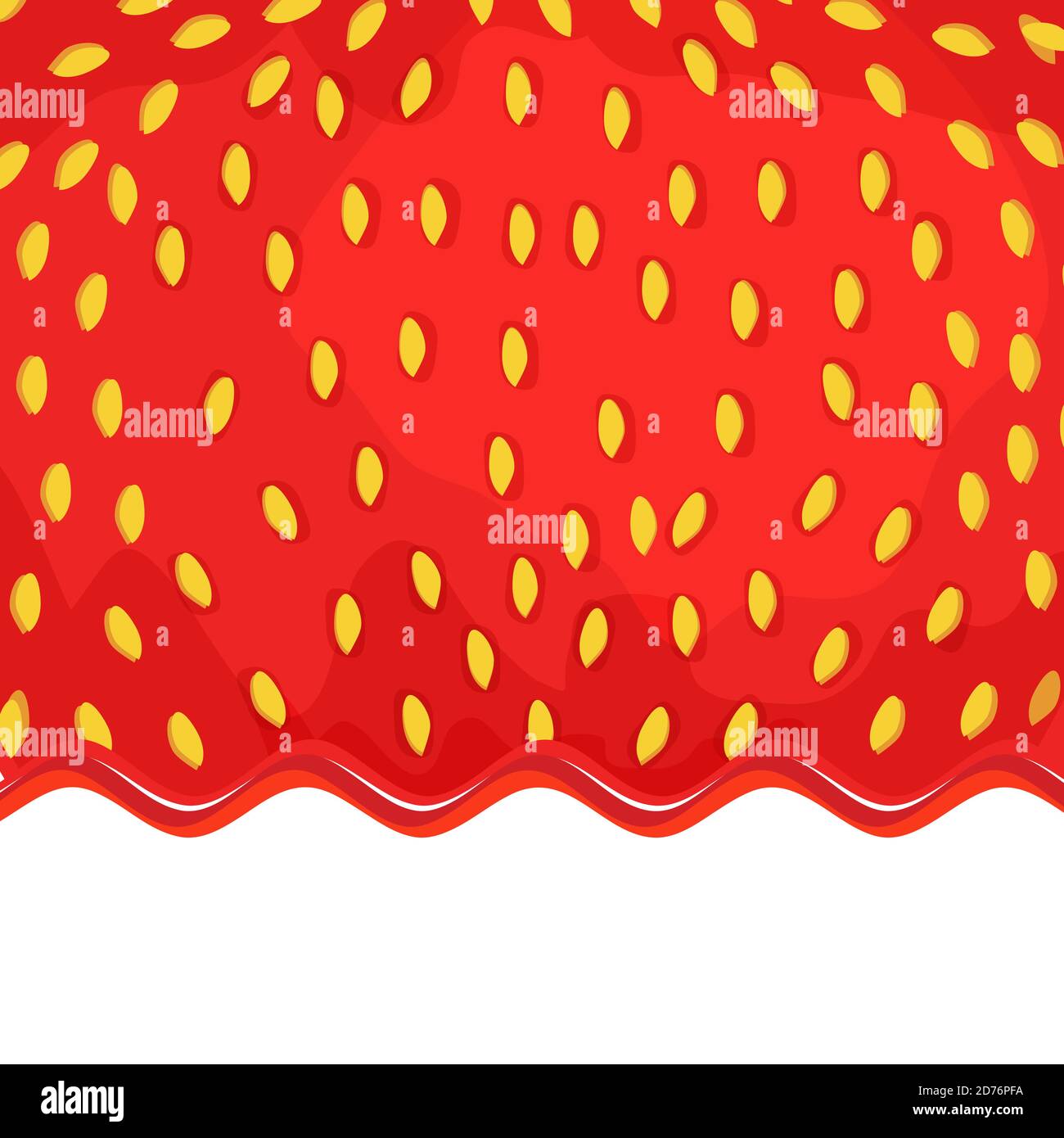 Strawberry jam texture closeup background. Realistic vector ...