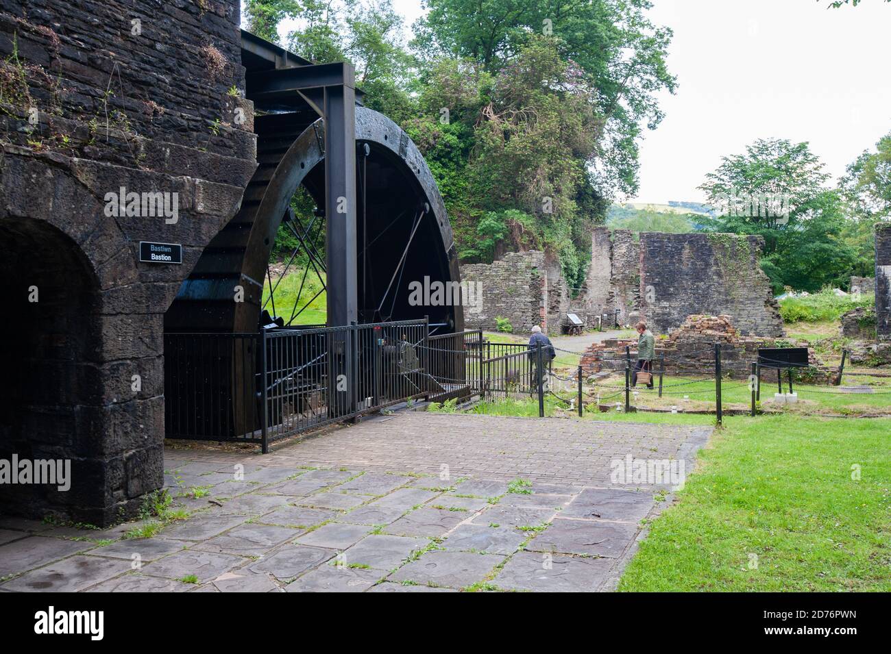 The Waterwheel at Aberdulais Tin Works and Waterfall, Blaenhonddan ...