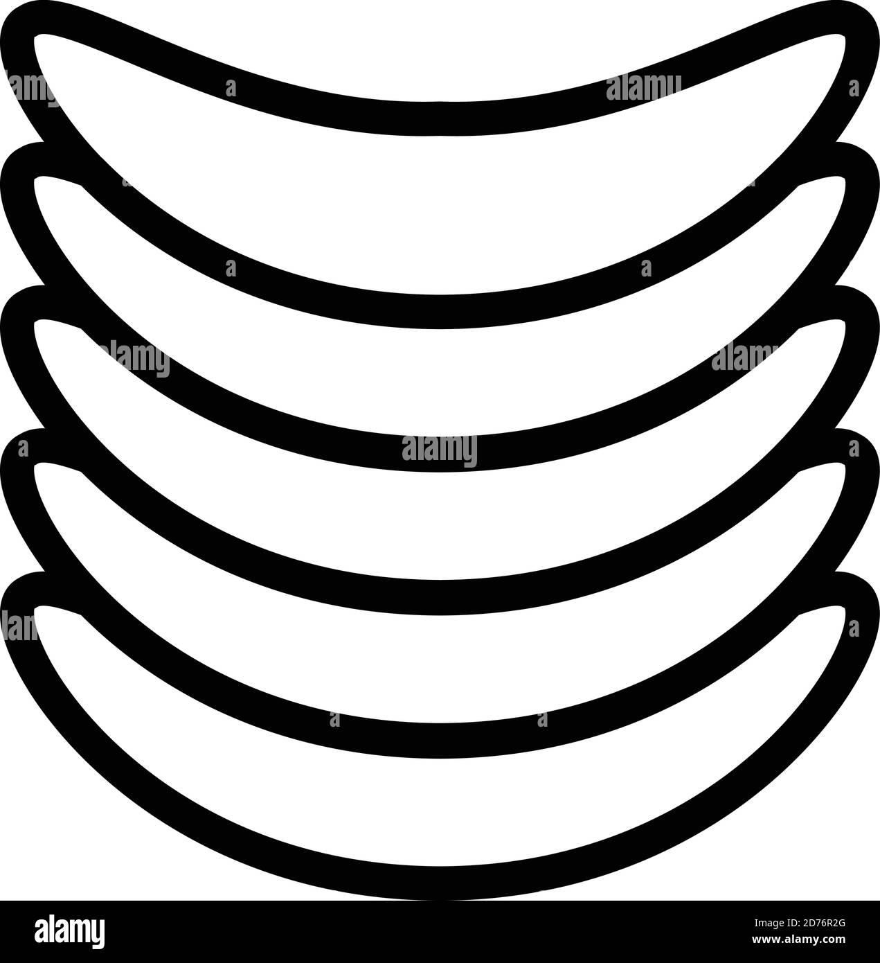 Chips icon. Outline chips vector icon for web design isolated on white ...