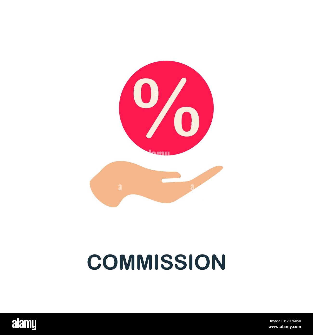 Commission icon simple element hi-res stock photography and images - Alamy