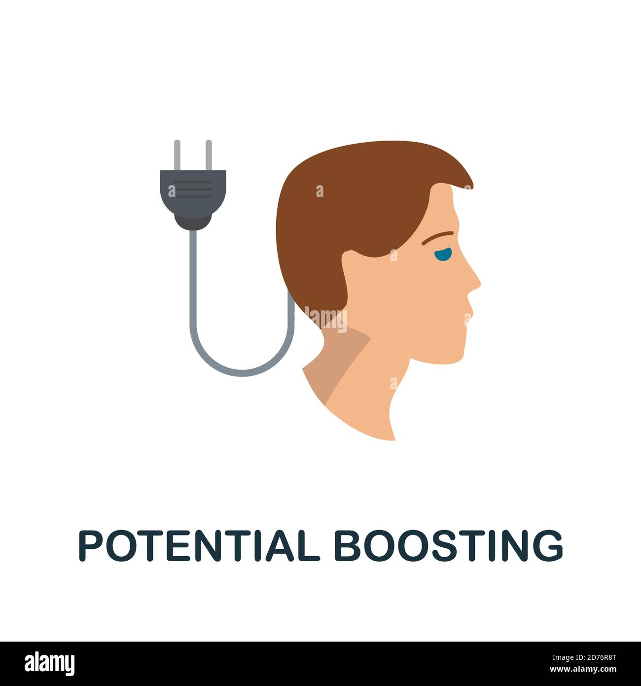 Potential Boosting icon. Simple element from business motivation ...