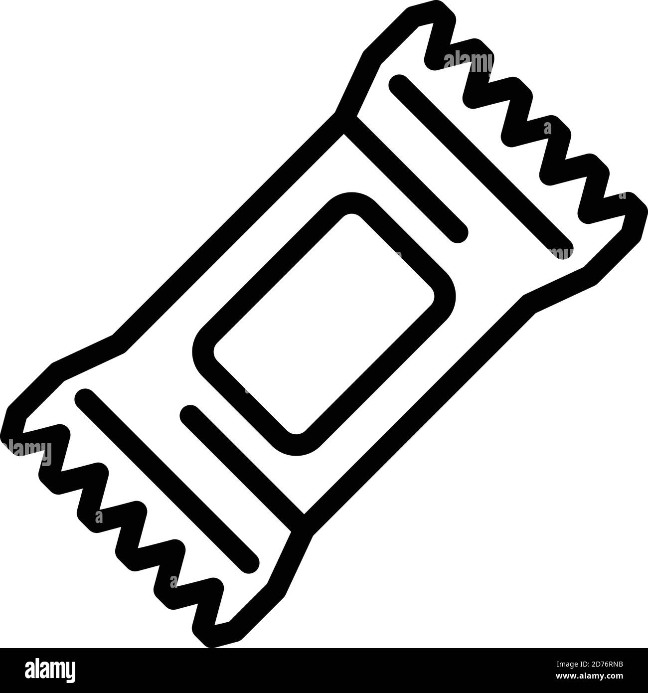 Energy bar icon. Outline energy bar vector icon for web design isolated ...