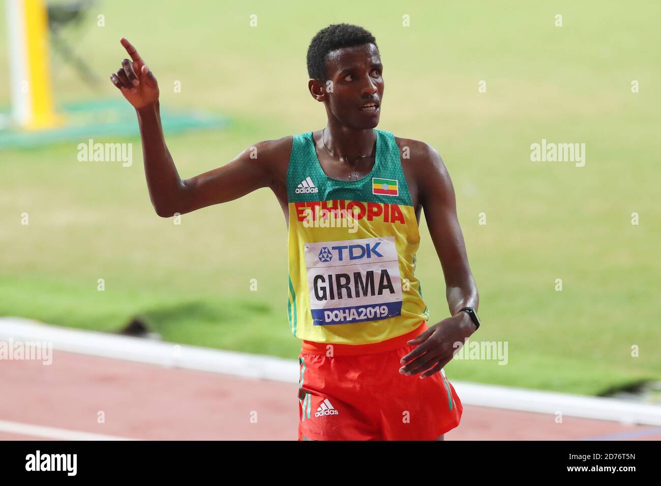 Doha, Qatar. 4th Oct, 2019. Lamecha Girma (ETH) Athletics : IAAF World ...