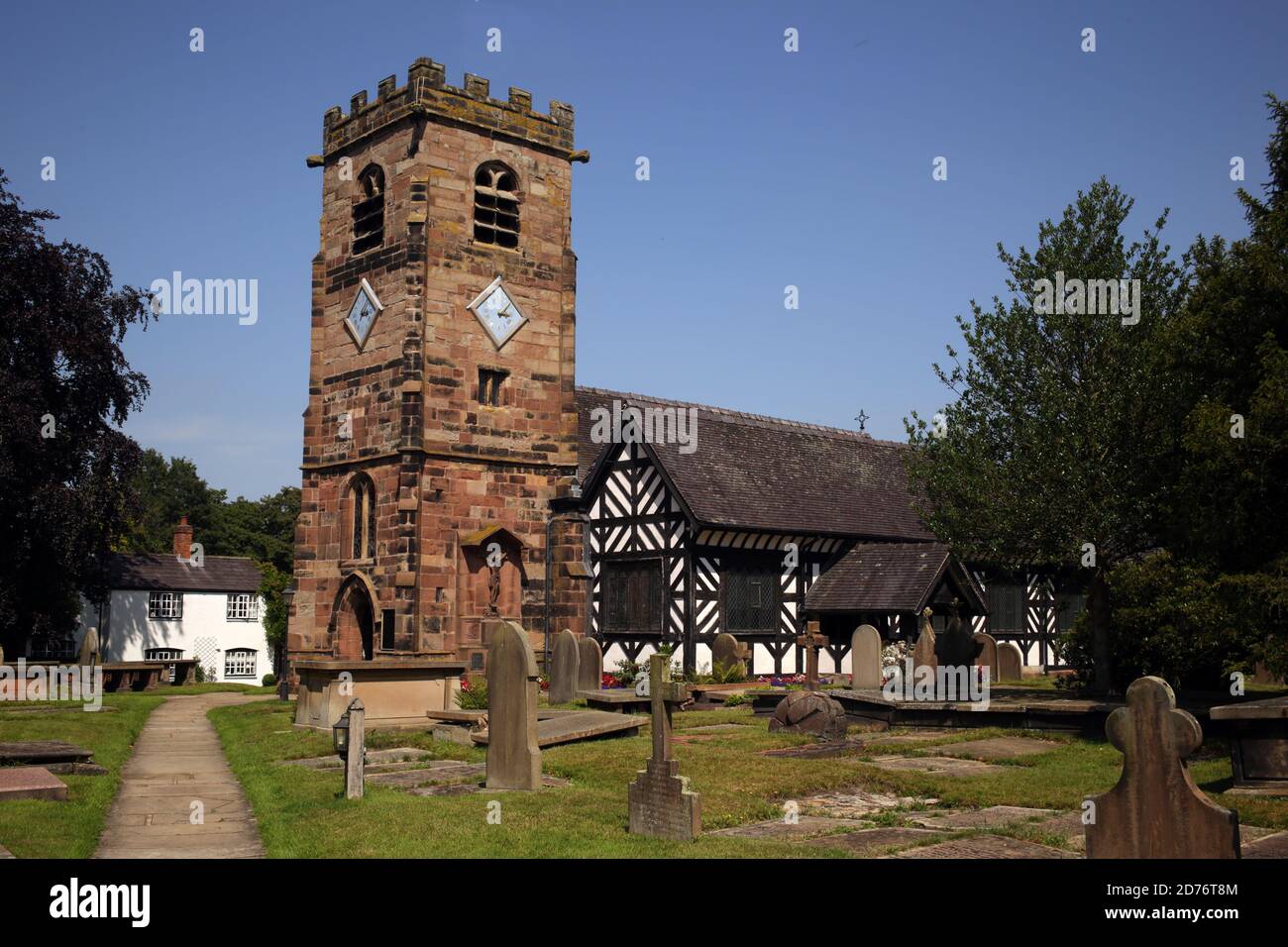St Oswald church Lower Peover Cheshire Stock Photo - Alamy