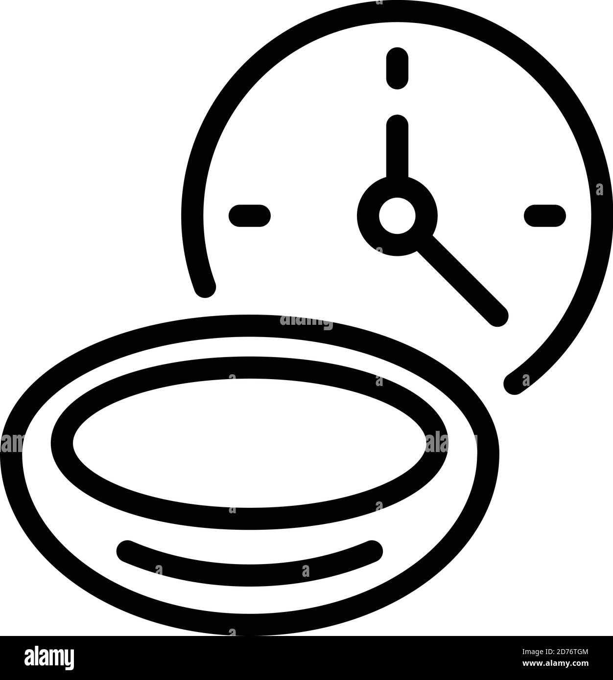 Lens care icon. Outline lens care vector icon for web design isolated ...