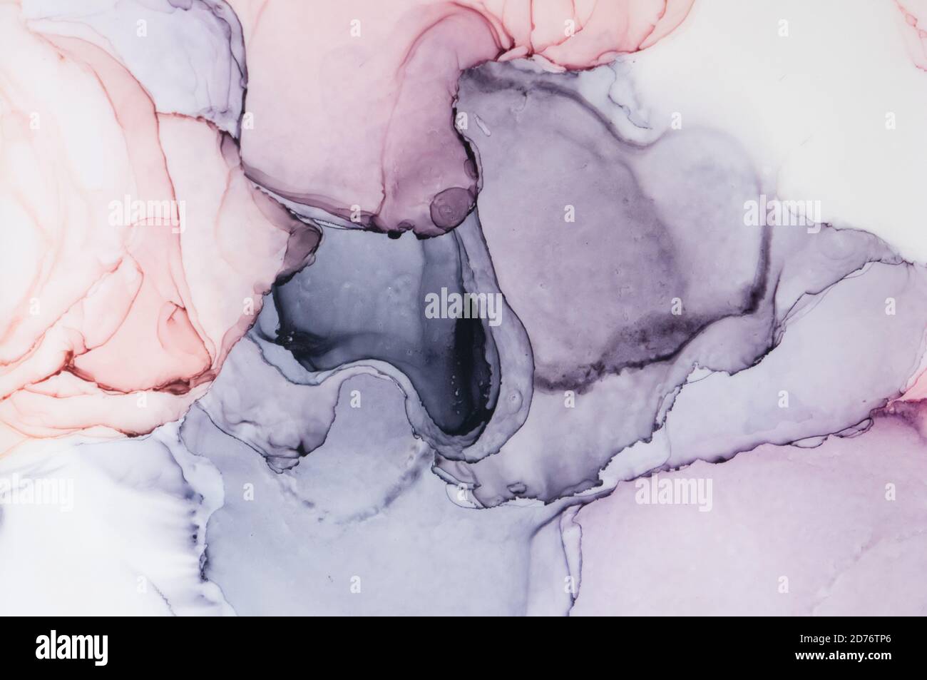 The picture is painted in alcohol ink. Creative abstract artwork made ...