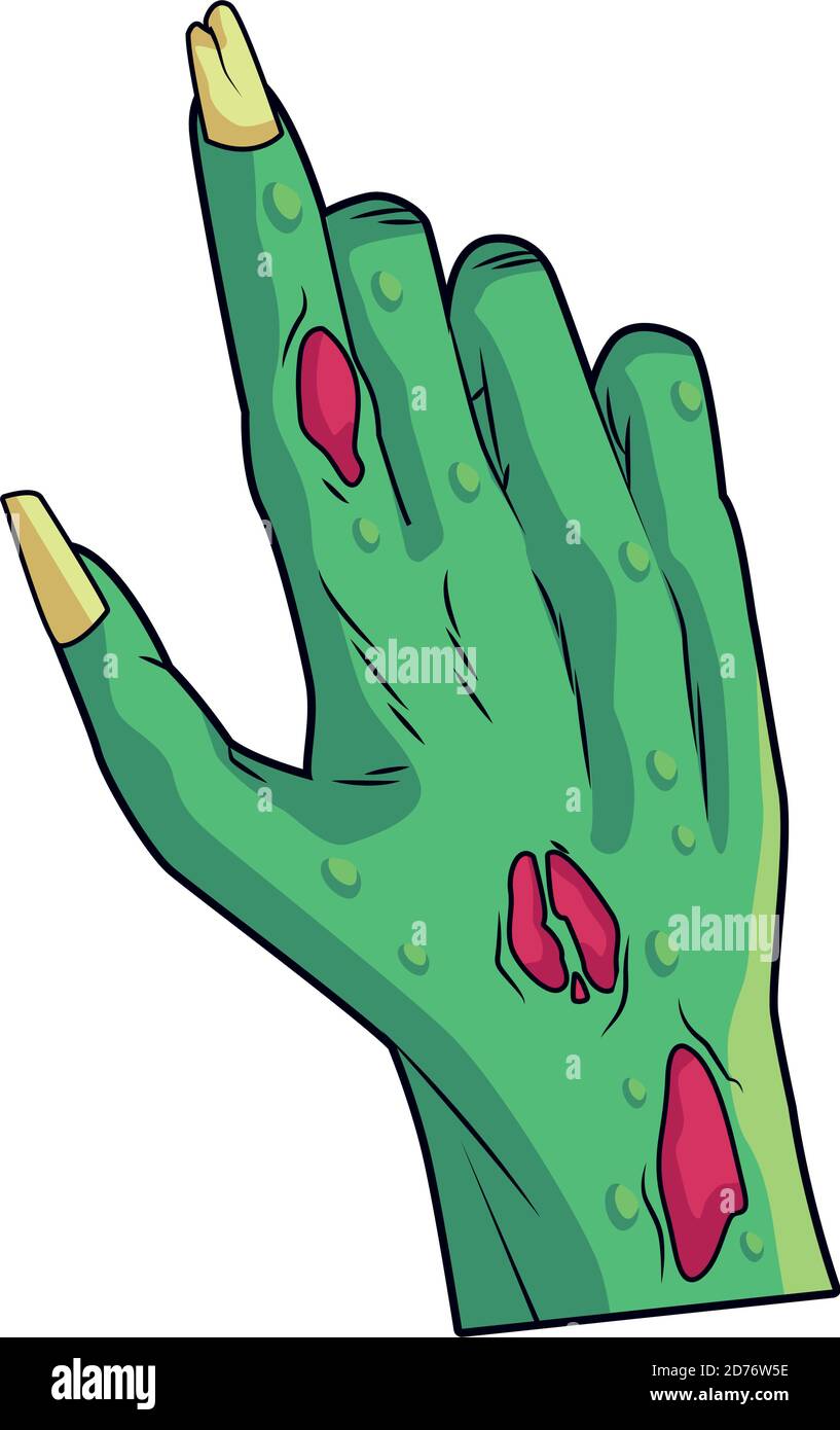 death zombie hand halloween icon vector illustration design Stock ...