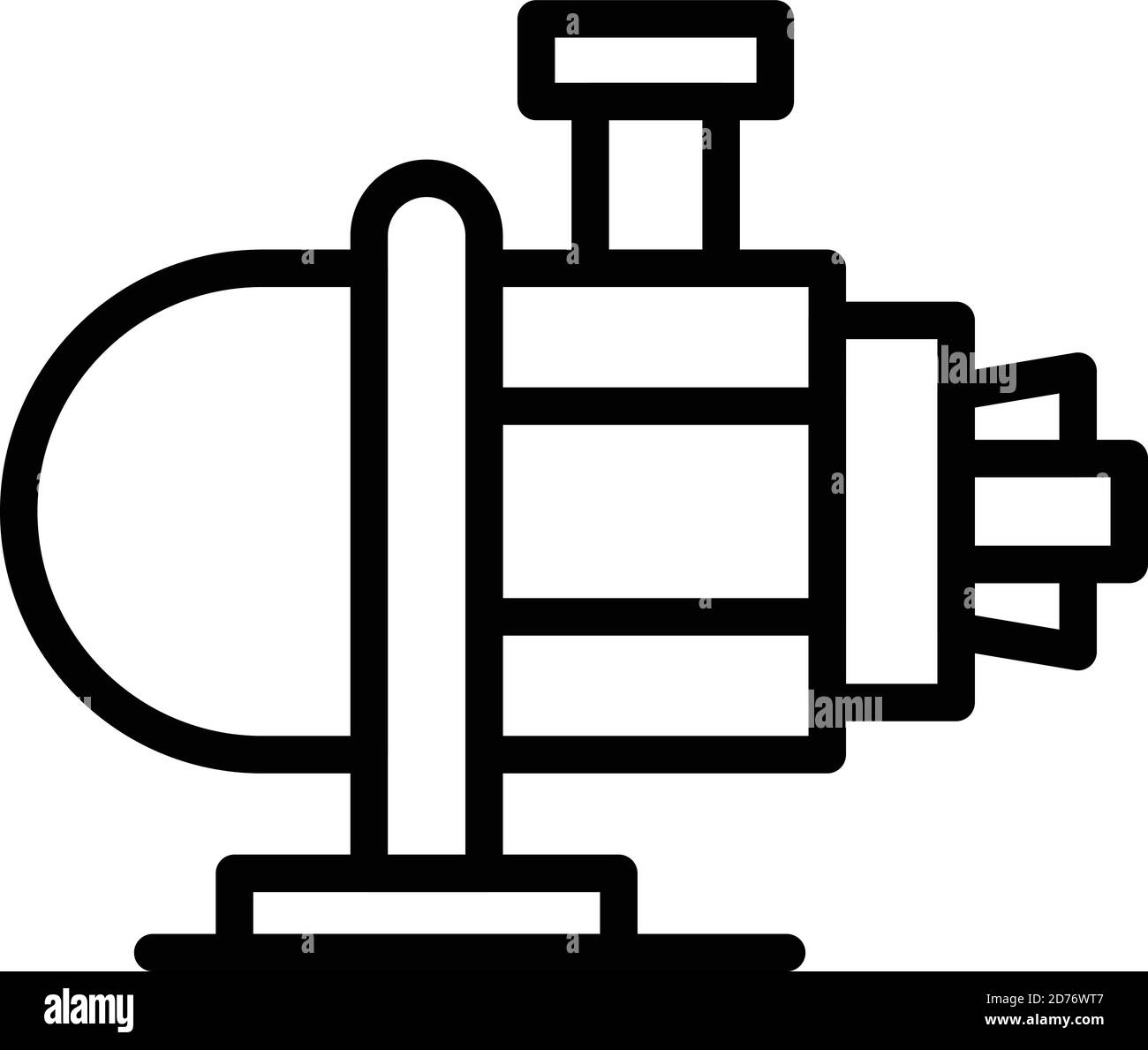 Pool cleaner icon. Outline pool cleaner vector icon for web design ...
