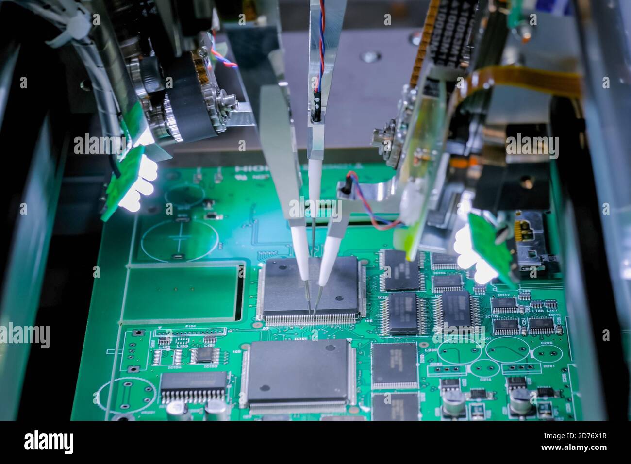 Automated technology, industrial, robotic, electronic, production ...