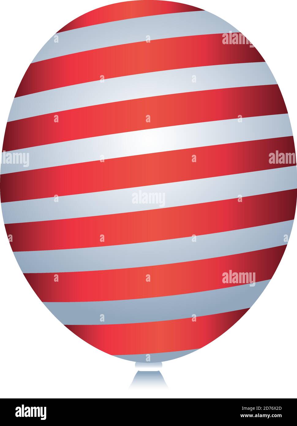 balloon helium floating with stripes vector illustration design Stock ...