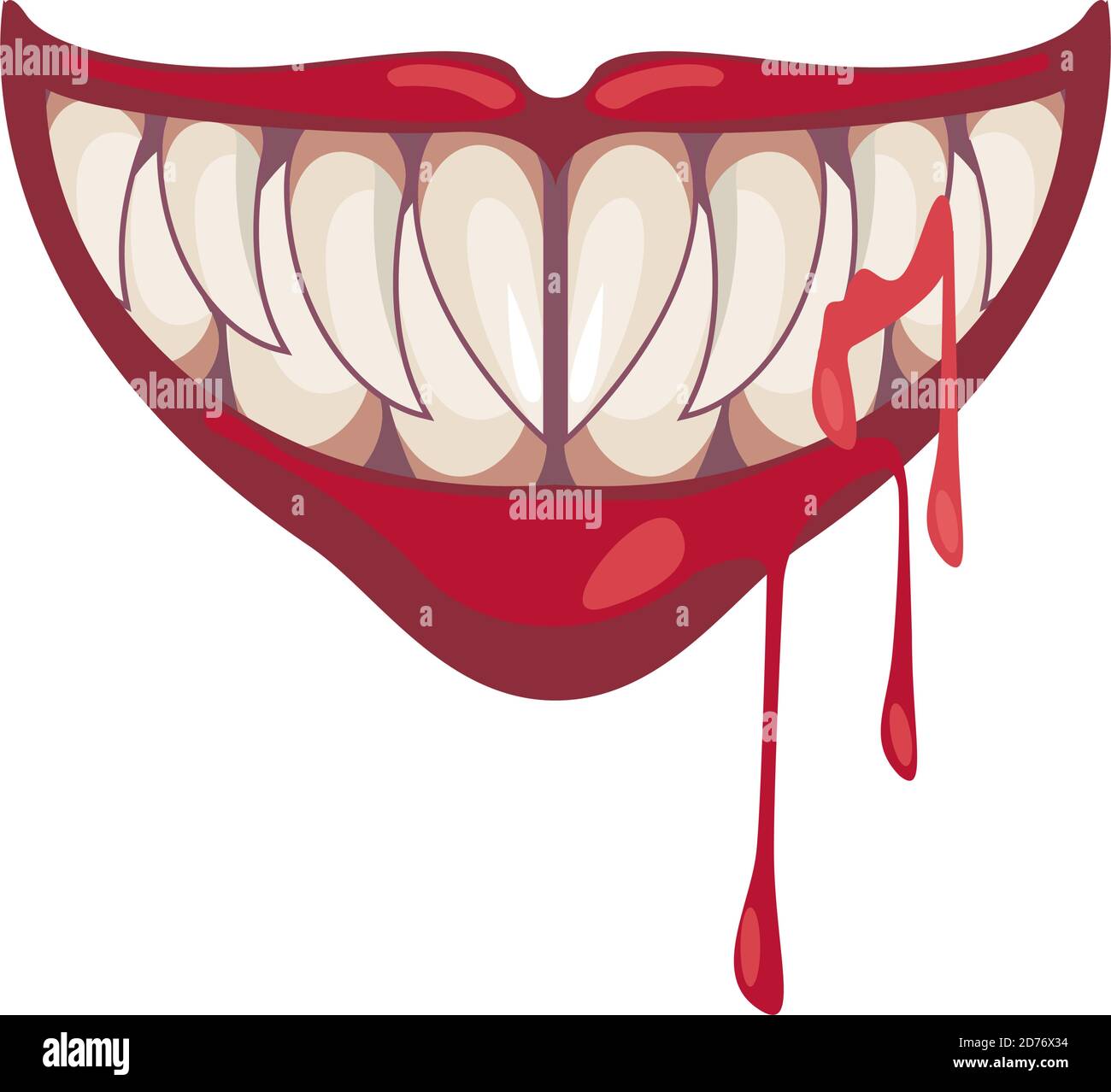 Horror blood nose Cut Out Stock Images & Pictures - Alamy