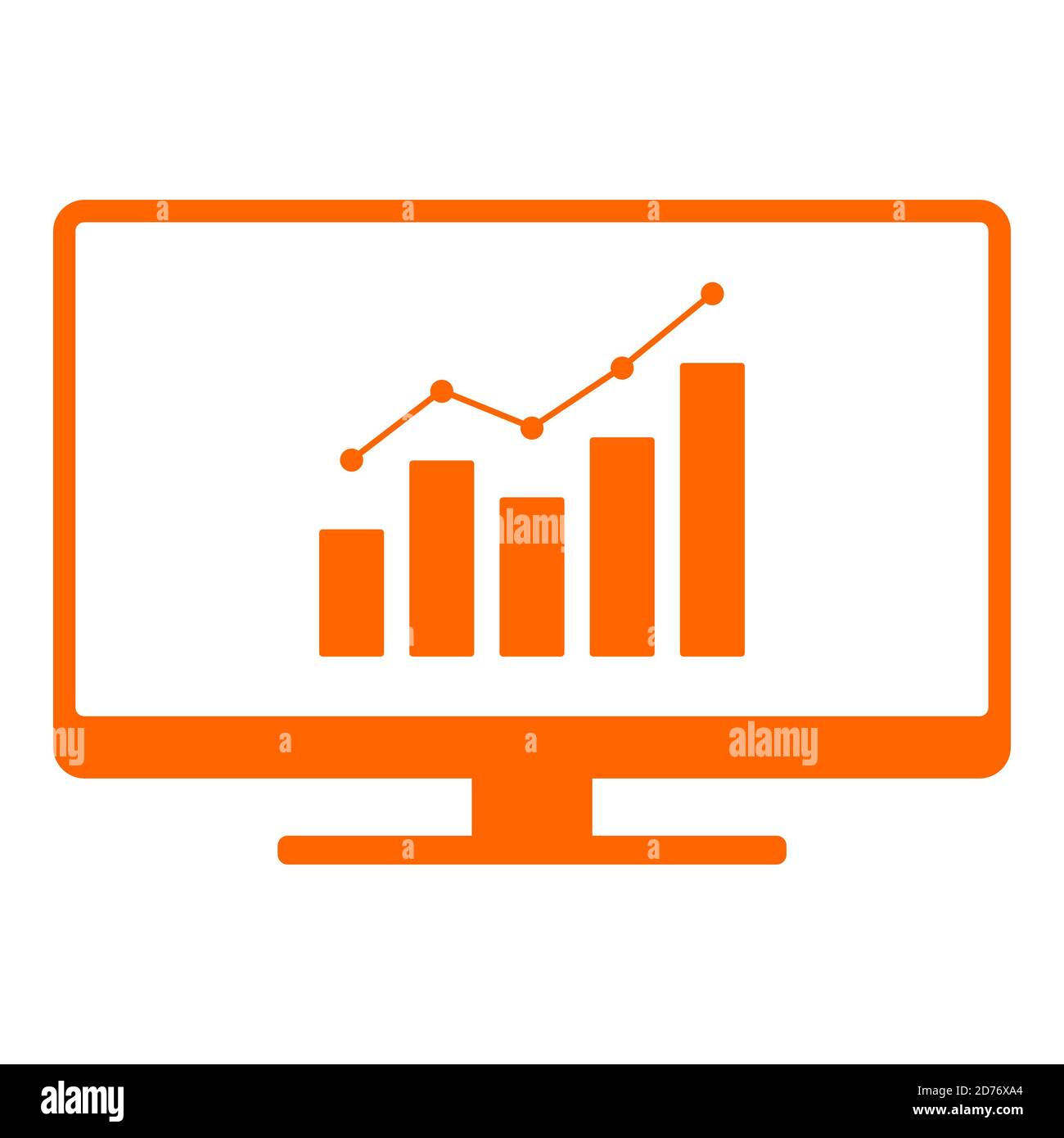 Chart and screen Stock Photo - Alamy