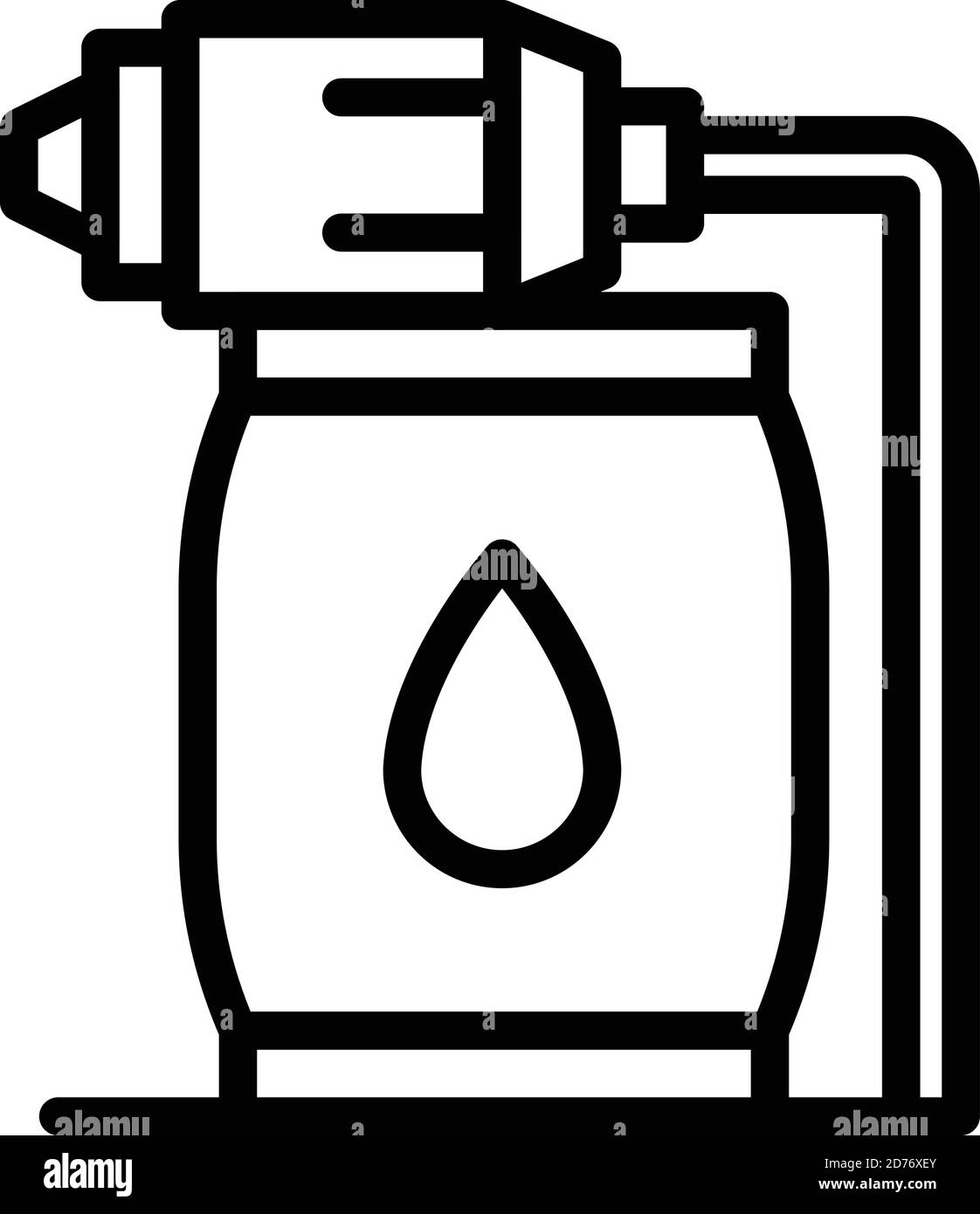 Pool water filter icon. Outline pool water filter vector icon for web ...