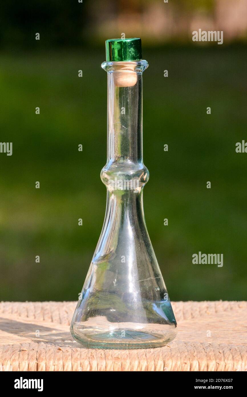 Vertical shot of a glass bottle Stock Photo - Alamy