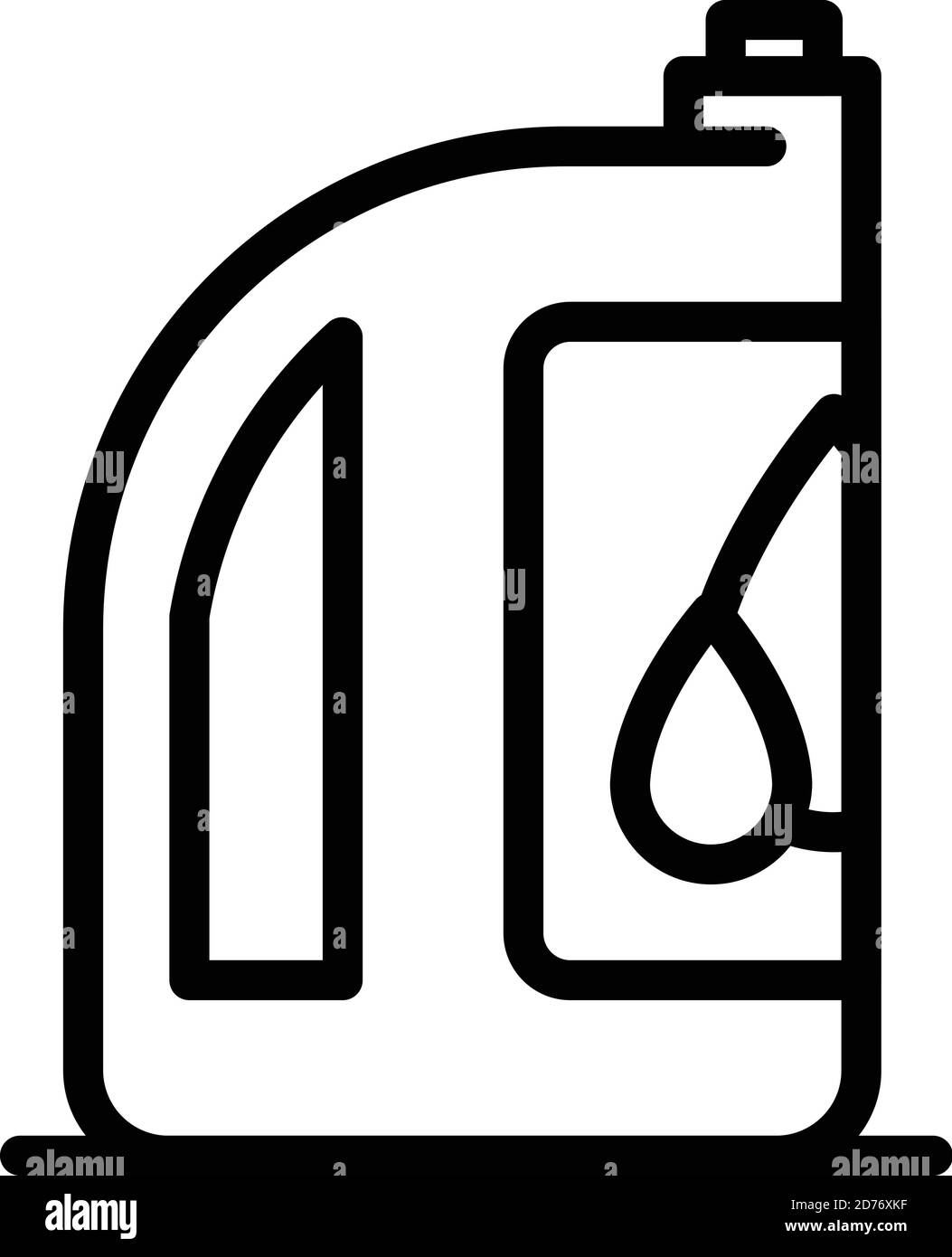 Car oil icon. Outline car oil vector icon for web design isolated on ...