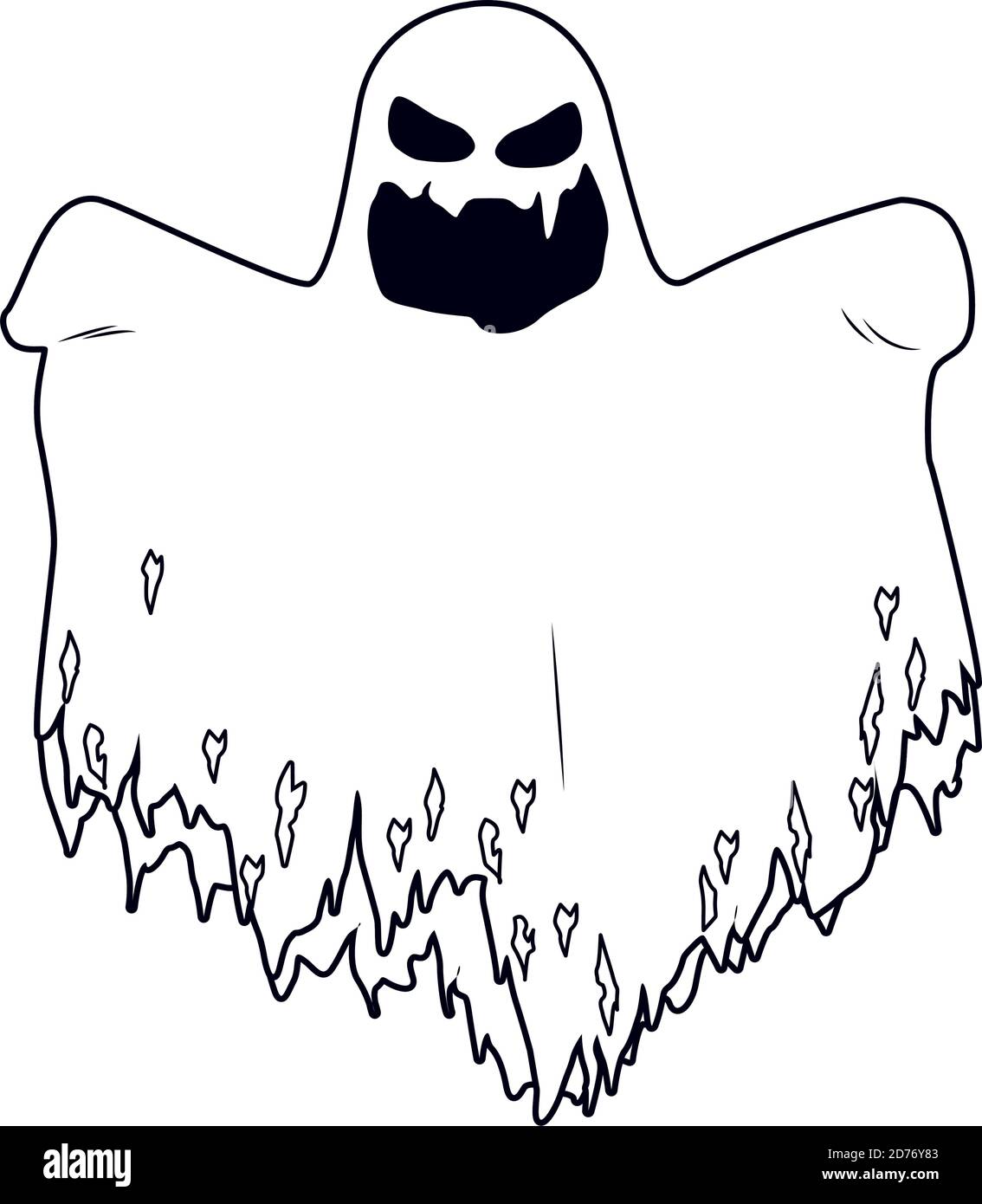 halloween ghost floating character icon vector illustration design ...