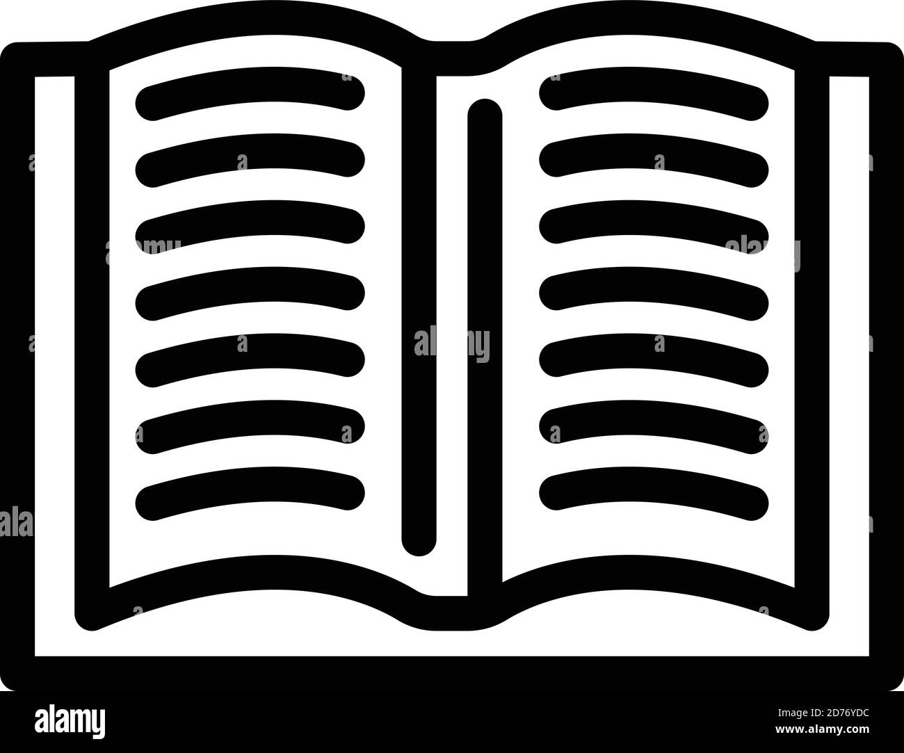 Book scenario icon. Outline book scenario vector icon for web design ...