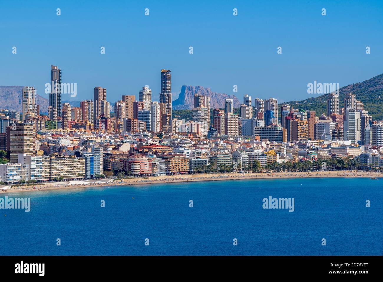 Aerial view of benidorm hi-res stock photography and images - Alamy