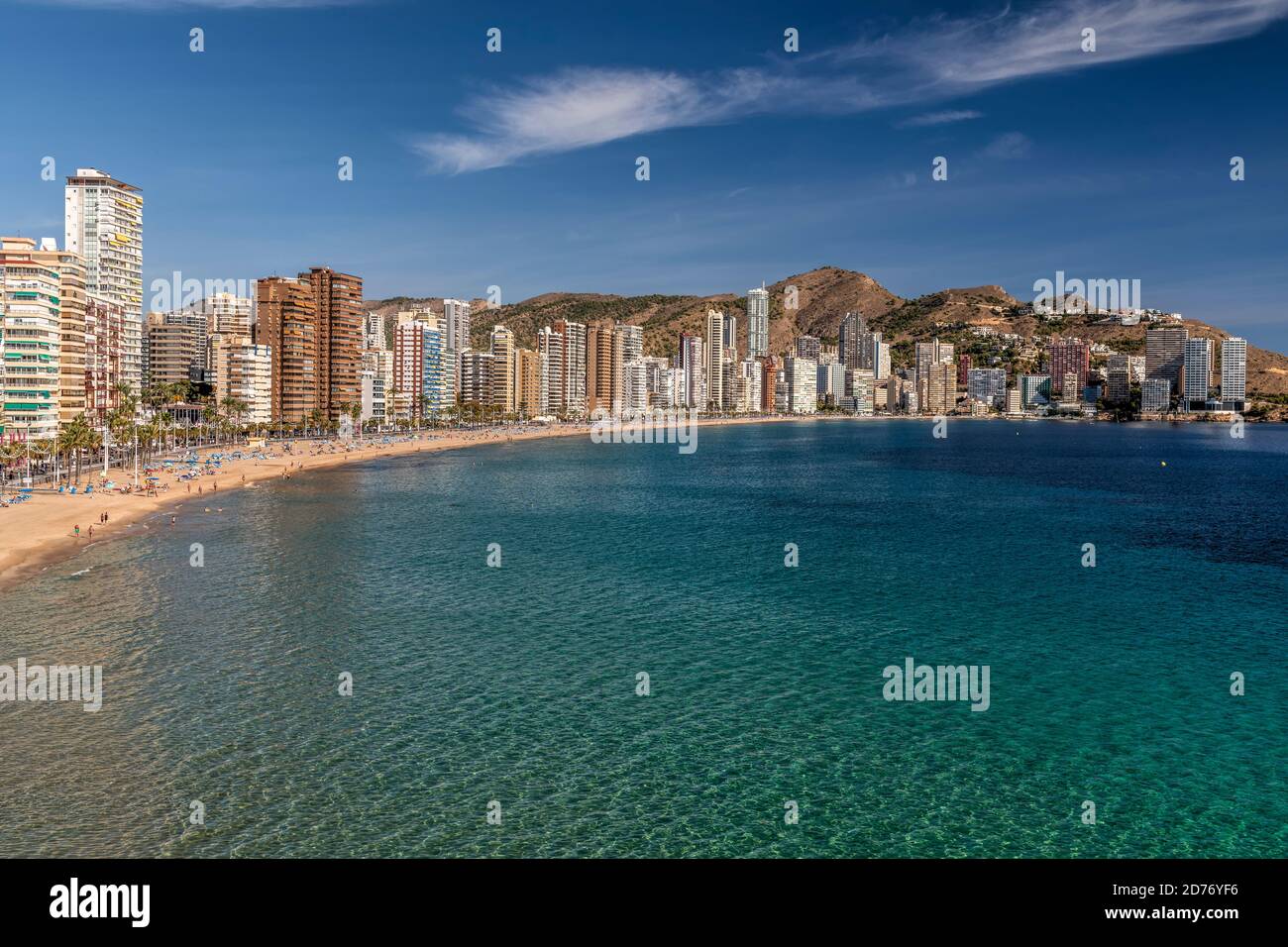 Aerial view of benidorm hi-res stock photography and images - Alamy