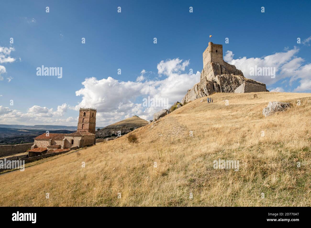 church of Santa María del Rey and castle of Atienza, Atienza ...
