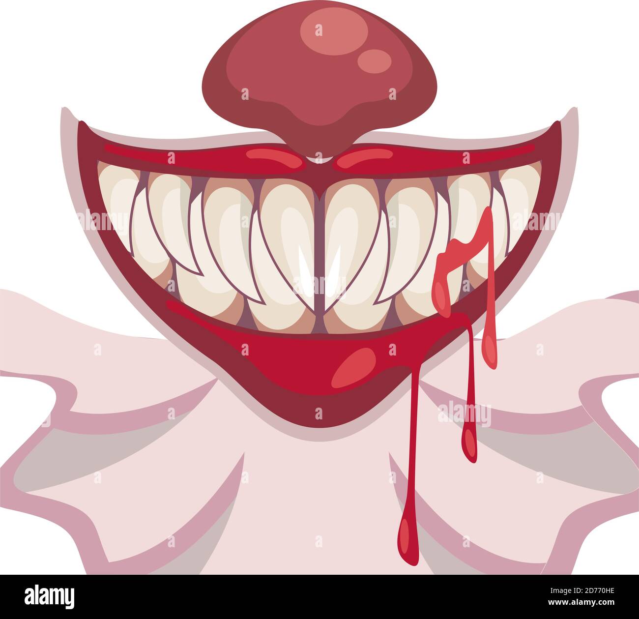 Horror blood nose Cut Out Stock Images & Pictures - Alamy