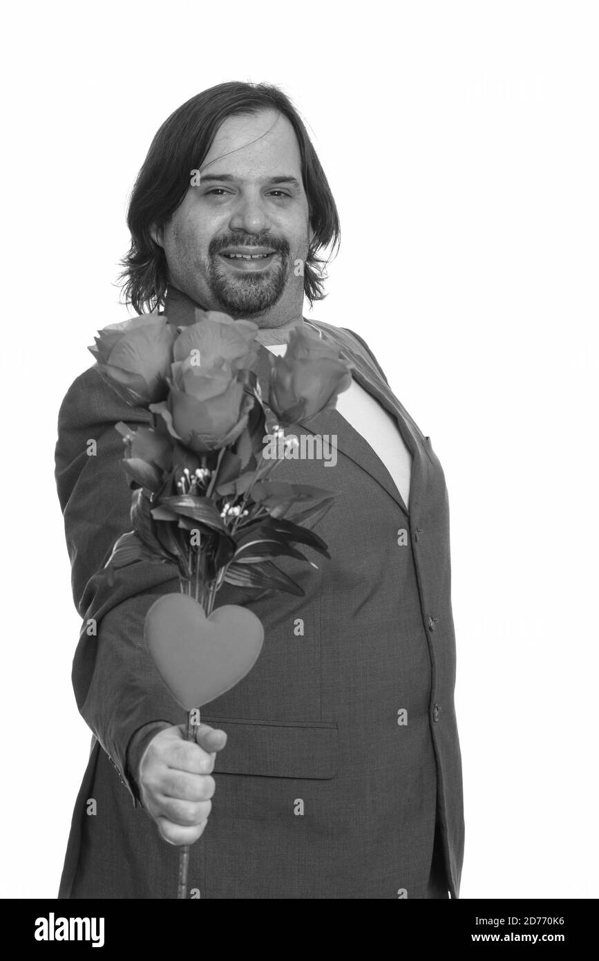 Fat happy businessman hi-res stock photography and images - Alamy