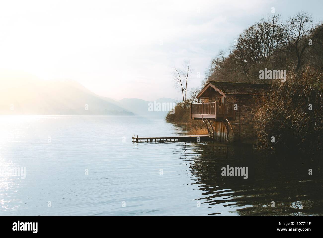 Pooley bridge boat house hi-res stock photography and images - Alamy