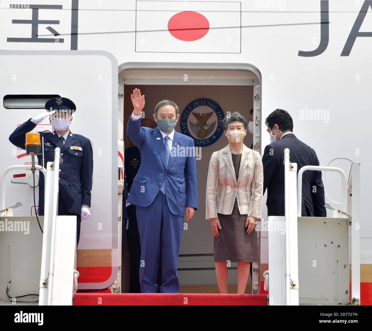 Jakarta, Indonesia. 21st Oct 2020. Japanese Prime Minister Yoshihide ...