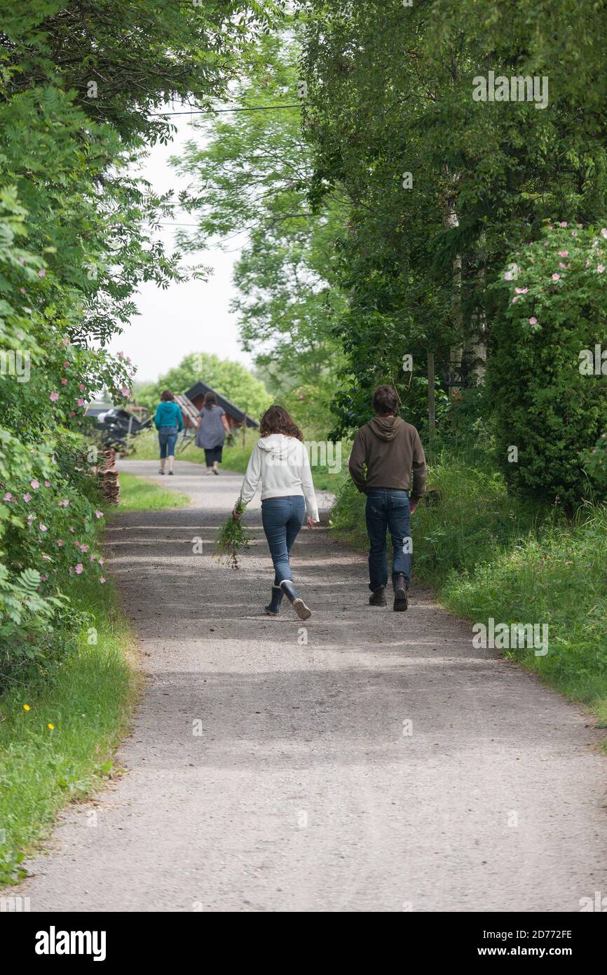 People walk during hi-res stock photography and images - Alamy