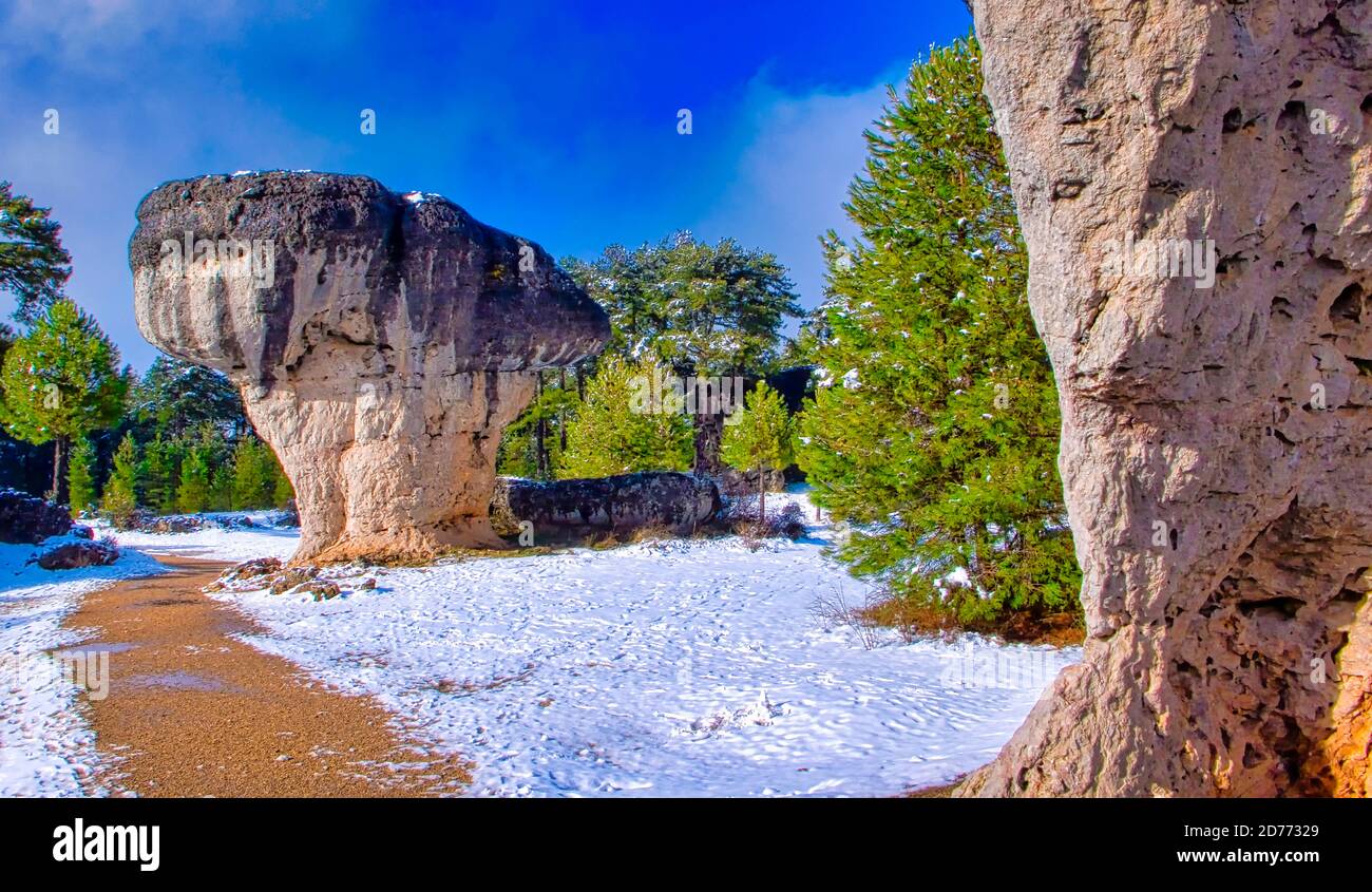 Ciudad Encantada de Cuenca, Enchanted City Geological Site, Natural ...